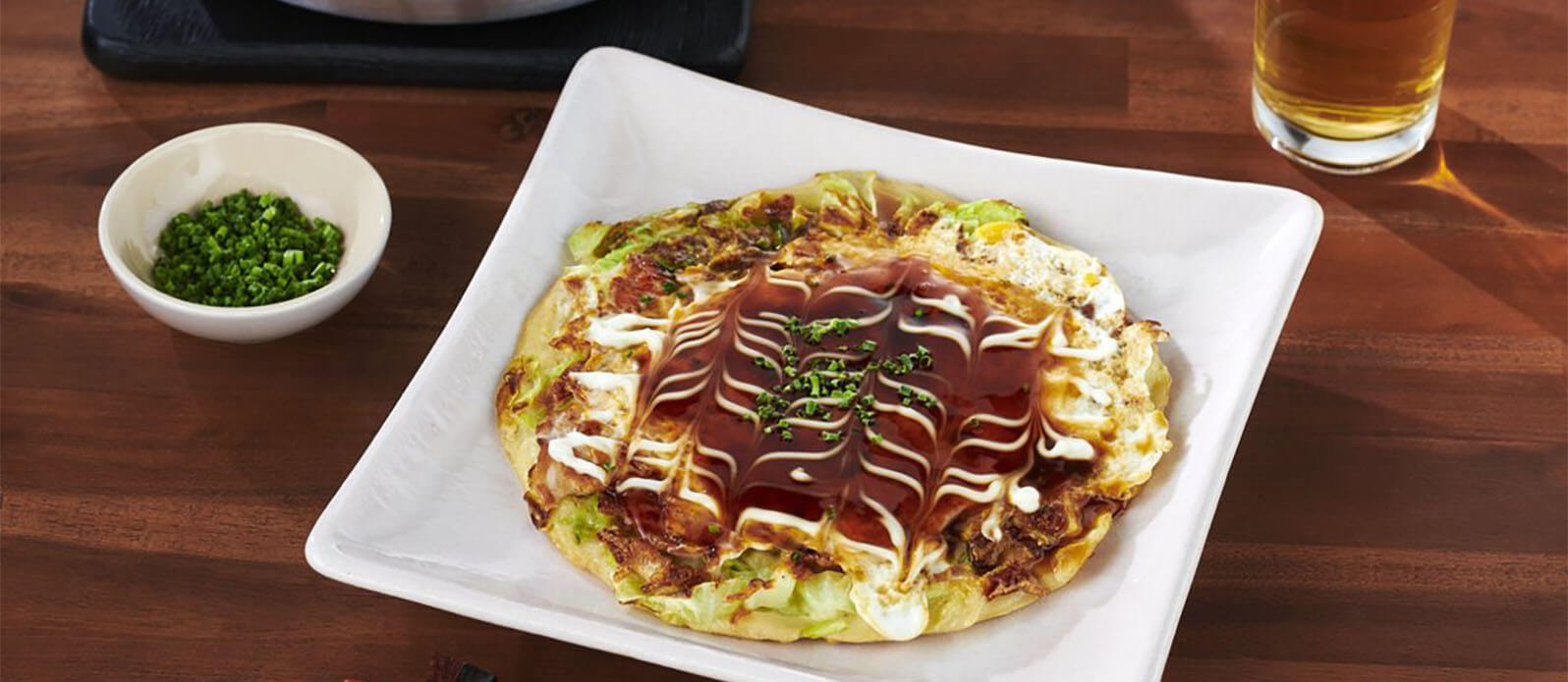 Okonomiyaki ''Crepe japonês salgado'' com carne Buta-tama | Receita ...